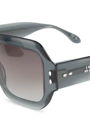Isabel Marant Geometric Oversized Sunglasses - Grey