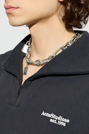 Acne Studios Necklace With Padlock Pendant