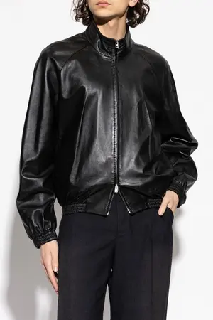 Acne Studios Leather Jacket - Black