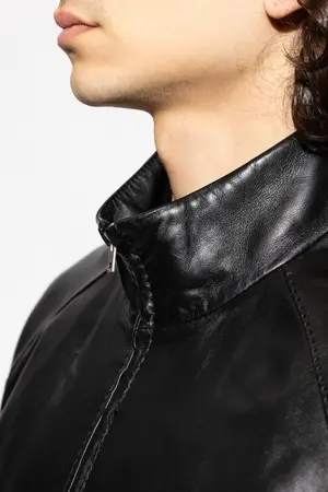 Acne Studios Leather Jacket - Black