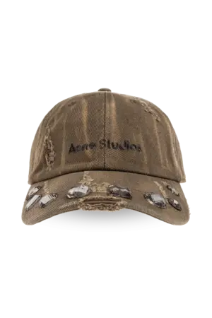 Acne Studios Baseball Cap - Brown