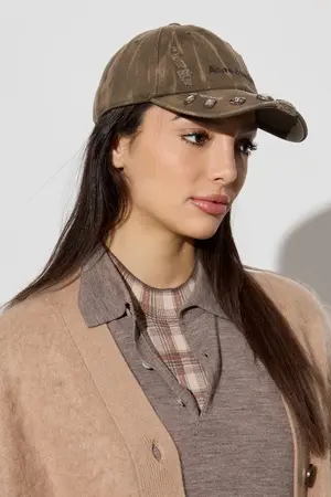 Acne Studios Baseball Cap - Brown