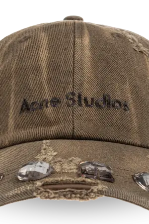 Acne Studios Baseball Cap - Brown
