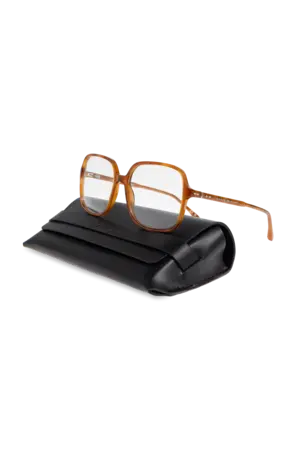 Isabel Marant Square Frame Eyeglasses - Brown