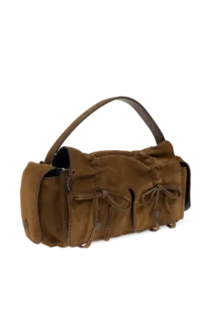 Acne Studios Suede Handbag - Brown