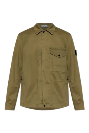 Stone Island Shirt With Pocket - Green