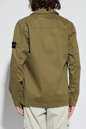 Stone Island Shirt With Pocket - Green