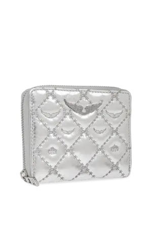 Zadig&Voltaire Leather Wallet - Silver