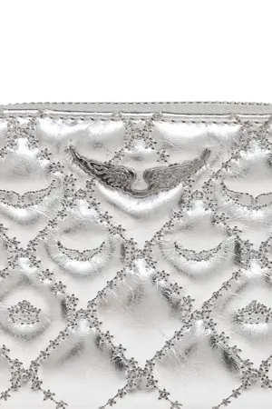 Zadig&Voltaire Leather Wallet - Silver