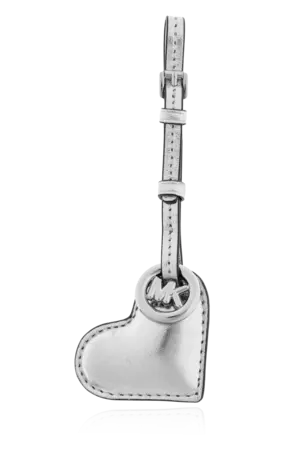Michael Kors Keychain With Heart-shaped Pendant - Silver