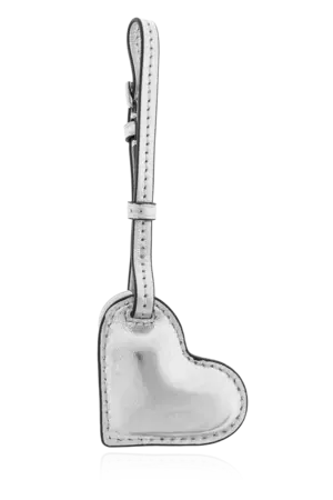 Michael Kors Keychain With Heart-shaped Pendant - Silver
