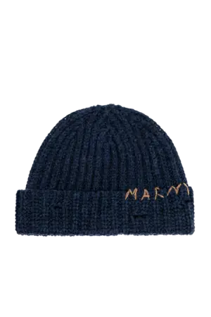 Marni Logo Cap - Navy Blue
