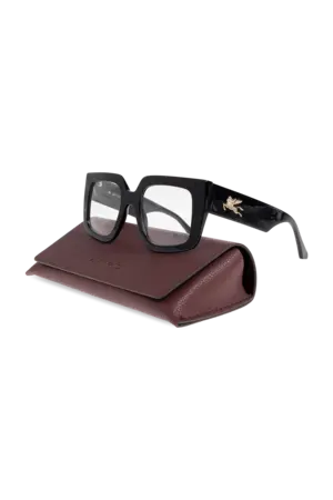 Etro Rectangle Eyeglasses - Black
