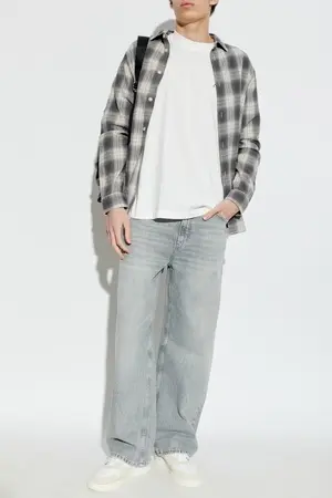 ALLSAINTS Lenny Wide Leg Jeans - Grey