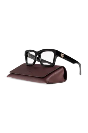 Etro Corrective Square Frame Glasses - Black