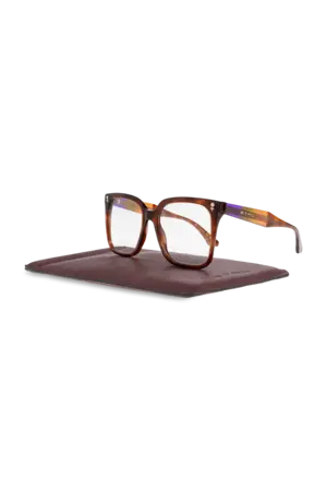 Etro Geometric Eyeglasses - Brown