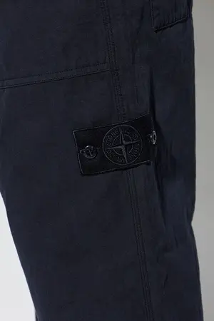 Stone Island Loose-fit Trousers - Navy Blue