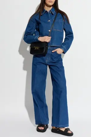 Maison Kitsuné Wide-leg Jeans - Blue