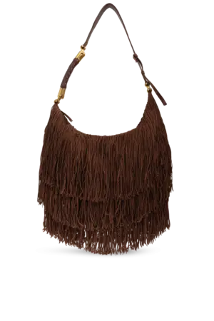 Balmain Hobo Shoulder Bag - Brown