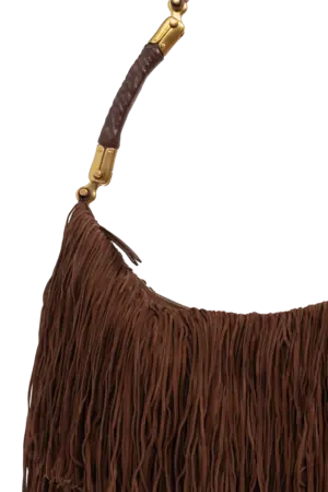 Balmain Hobo Shoulder Bag - Brown