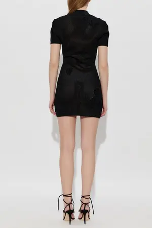 Amiri Mini Dress With Lurex Thread