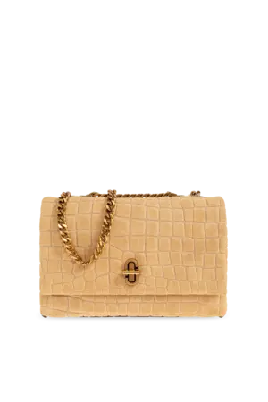 Marc Jacobs Croc Slim Dual Shoulder Bag - Beige