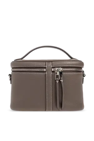 Tory Burch Pebbled Leather Cosmetic Bag