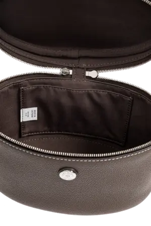 Tory Burch Pebbled Leather Cosmetic Bag