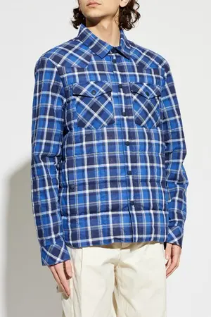 Moncler Day-namic Quilted Check Shirt Jacket