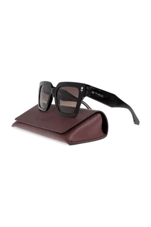 Etro Color Stripes Sunglasses - Black