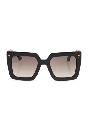 Etro Rectangle Full Rim Sunglasses - Black