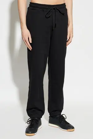 Iceberg Sweatpants With Cuffed Legs - Black