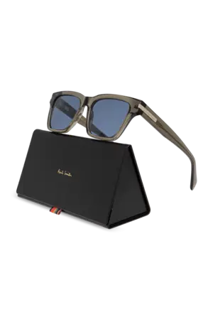 Paul Smith Harberton Rectangle Sunglasses - Green