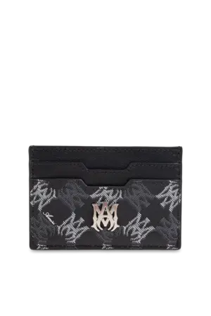 Amiri Leather Card Holder - Black