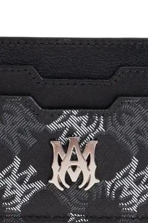 Amiri Leather Card Holder - Black