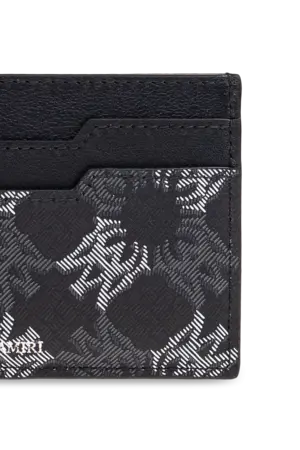 Amiri Leather Card Holder - Black