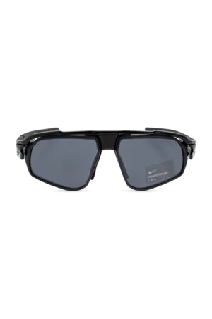 Nike Geometric Sports Sunglasses - Black