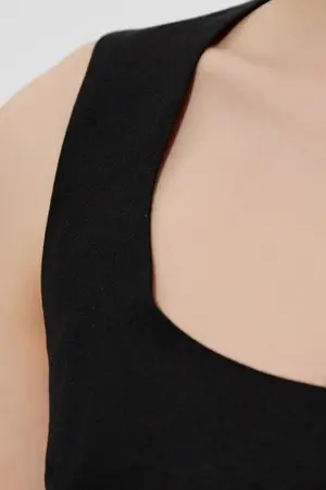 Jacquemus Tablier’ Midi Dress - Black