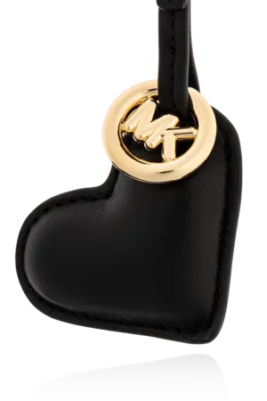 Michael Kors Keychain With Heart-shaped Pendant - Black