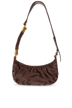 Balmain Hobo Medium Shoulder Bag - Brown
