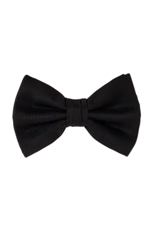 Giorgio Armani Silk Bow Tie - Black