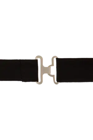 Giorgio Armani Silk Bow Tie - Black