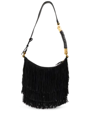Balmain Hobo Medium Shoulder Bag - Black