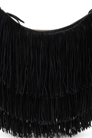 Balmain Hobo Medium Shoulder Bag - Black