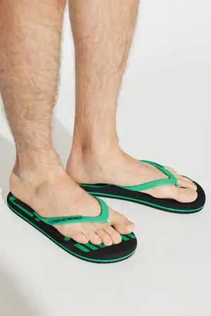 EA7 Rubber Flip-flops With Logo
