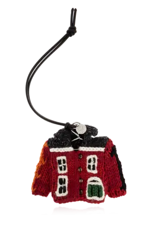 JW Anderson Sweater-shaped Bag Charm - Red