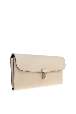 TOTEME Leather Wallet - Cream