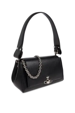 VIVIENNE WESTWOOD Hazel Medium Shoulder Bag - Black