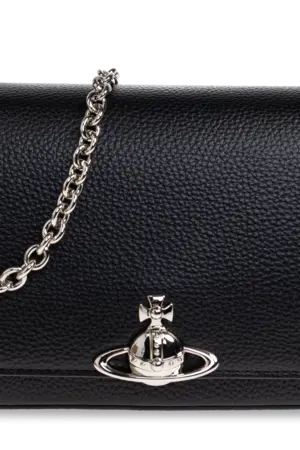 VIVIENNE WESTWOOD Hazel Medium Shoulder Bag - Black