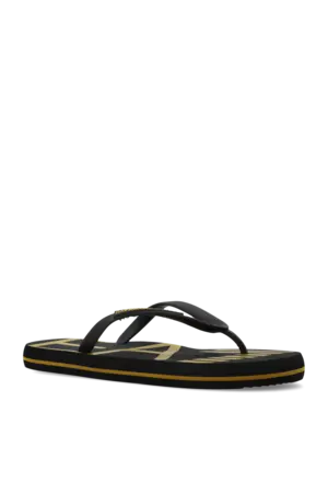 EA7 Rubber Flip-flops With Logo